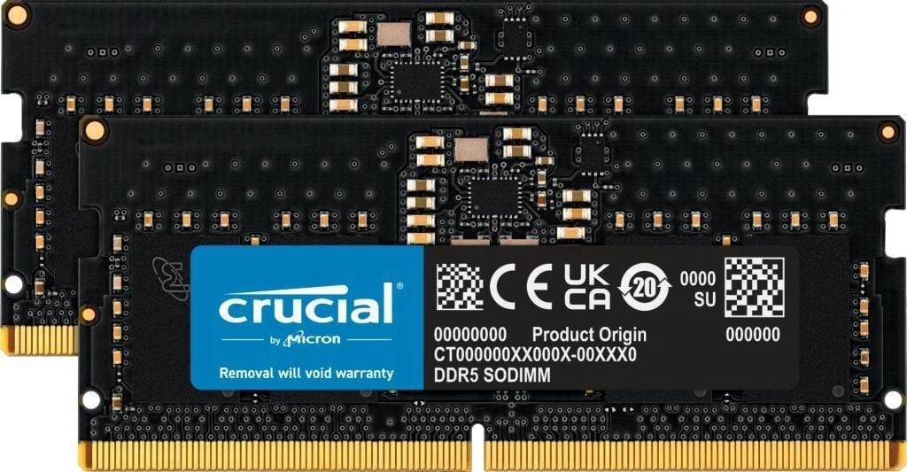 Pamięć RAM SODIMM Crucial 32GB DDR5 5600MHz CL46 CT2K16G56C46S5 ...